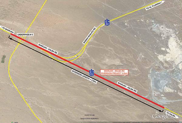 Detour on Sharjah-Maliha road opened – The Gulf Time Newspaper