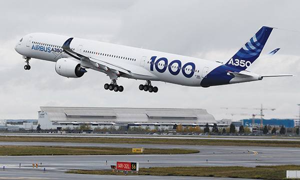 Largest Airbus debut signals triumph of two-engined jets - The Gulf ...