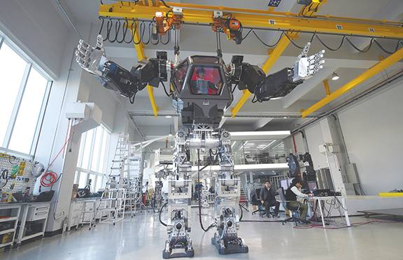 Avatar-style S Korean manned robot takes first baby steps – The Gulf ...