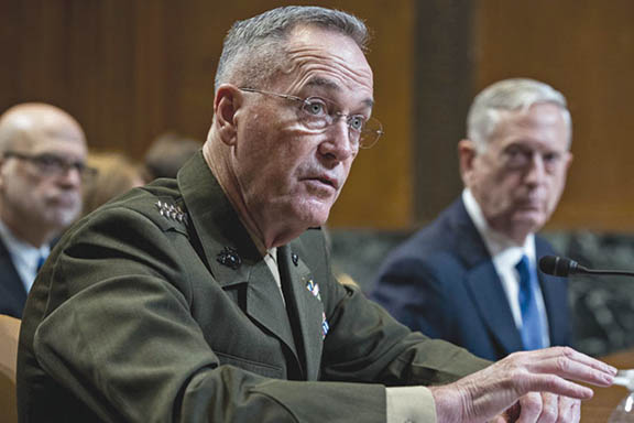 Trumpâ€™s top generals ask Cong to join war on terror – The Gulf Time ...