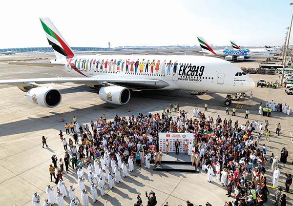 Emirates ushered in New Year with positive outlook – The Gulf Time ...