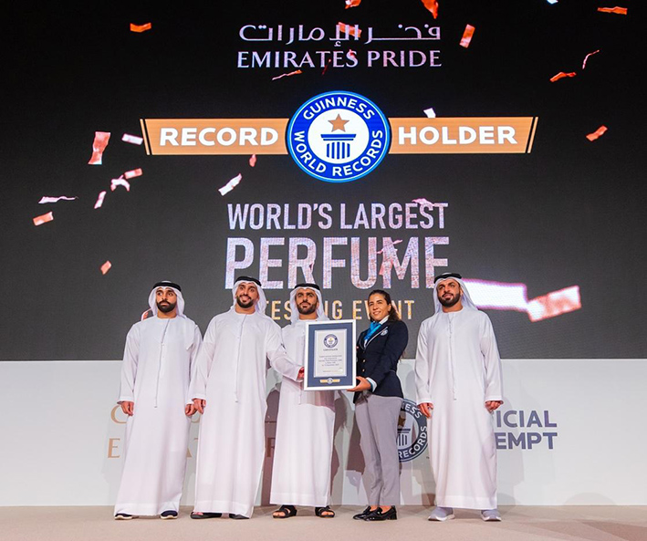 Emirates Pride Perfumes Achieves Guinness World Record for the Largest ...